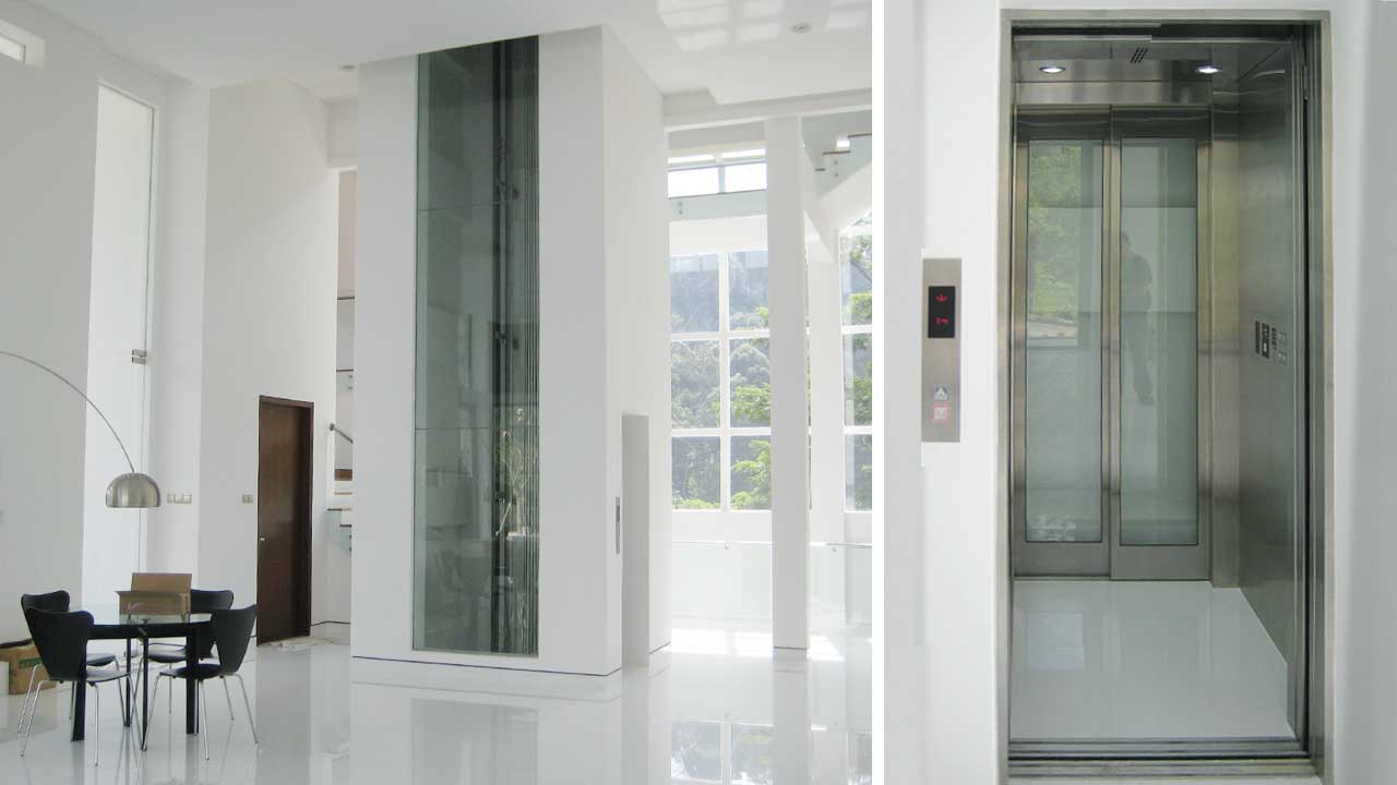 MRL Traction Home Lift Malaysia - Atlantic Elevator - Residential Elevator